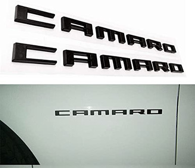 2pcs Camaro Letter Logo 3D Badge Replacement RS SS zl1 z28 Camaro 2010 ...
