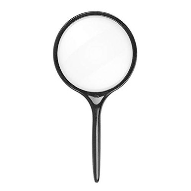 YUXX 100mm Large Mirror Crank Magnifier -3-10 Times Glass Lens for The ...
