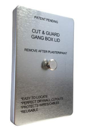Cut and Guard Drywall Electrical Outlet Cutout Tool Lid - 10 Pack ...