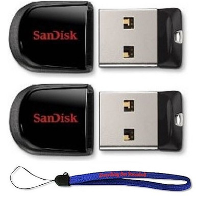 SanDisk Cruzer Fit 64 GB x2 - 128GB USB Flash Drive SDCZ33-064G-G35-2PK ...
