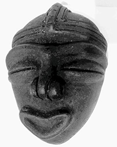 Caribbean Taino Indian Ceremonial Mask Collectible Ceramic Fire Figure ...