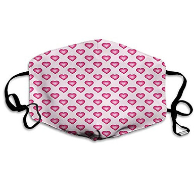 Funny Activated Carbon mask,Cute Heart Figures with Ombre Inspired ...