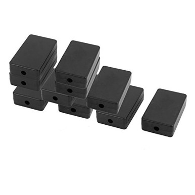 uxcell 10 Pcs Terminal Case Enclosure Black DIY 60x37x17mm Junction Box ...