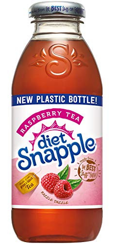 Diet Snapple Raspberry Tea, 16 fl oz -12 Plastic Bottles ...
