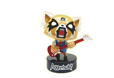 Vinyl-It Aggretsuko Figurine and Illustrated Book- with Sound Mini ...