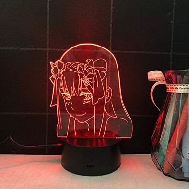 3D Night Light Anime Zero Two Figure 3D Lamp Nightlight Kids Child ...