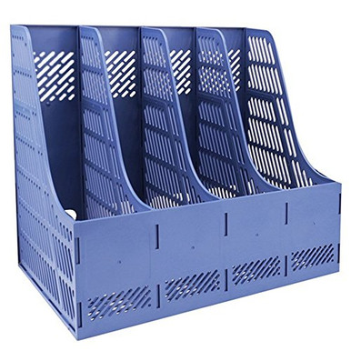 Files Rack Plastic File Frame Data Frame Quad A4 Folder File Shelf File ...
