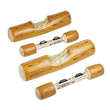 Outdoor Water Buoyancy Toys Battle Log Rafts - Inflatable Pool Float ...