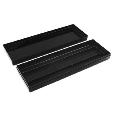 uxcell Black Plastic Microscope Glass Slide Boxes for 10 Slides ...