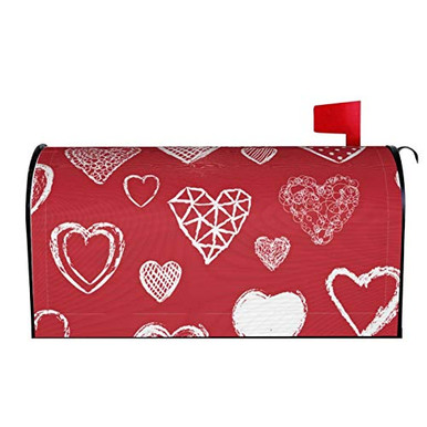 antcreptson Valentines Day Mailbox Covers Standard Size Magnetic Mail ...