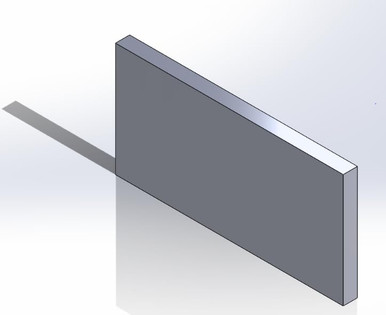 (2 Pack) 2x4" Weldable Steel Plate (0.25" Thick) - Warehousesoverstock