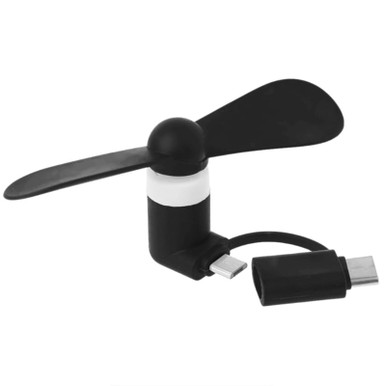 hejhncii Travel Portable Cell Phone Mini Fan Type-C Micro USB C Cooling ...