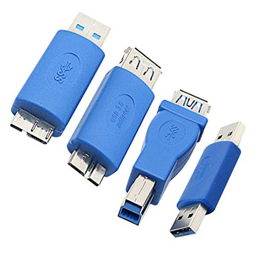 rgzhihuifz USB 3.0 A Male to Micro B Male Adapter USB 3.0 a Female to ...