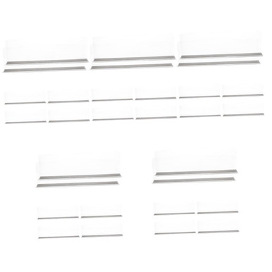 Cabilock 30 Pcs Magnetic Shelf Baffle Plastic Shelf Plastic Drawer ...