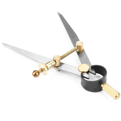 Leather Compass, 100mm Leather Divider Rotating Scratch Adjustable ...