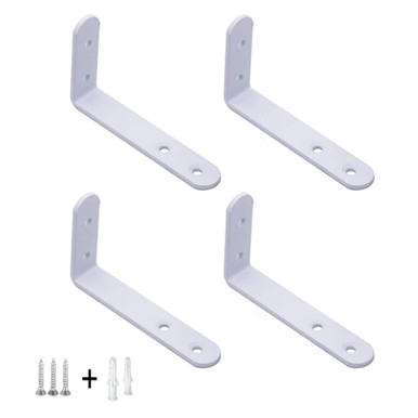 LMDX Triangular Support Bracket,Shelf Bracket Heavy Duty Black L Corner ...