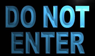 Do Not Enter LED Sign Neon Light Sign Display m808-b(c ...