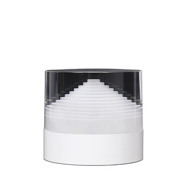 PEHUB 3W Three-Color Dimming Led Downlight Transparent Glass Pyramid ...