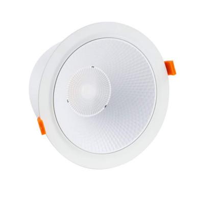 AIKUZ White Honeycomb LED Floodlight 5W/10W/15W Tri-Color COB Ceiling ...