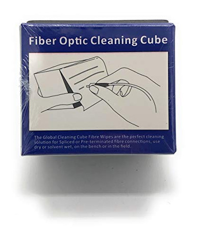 FiberShack - Fiber Optic Cleaning Cube - Anti Static Fiber Wipes for ...