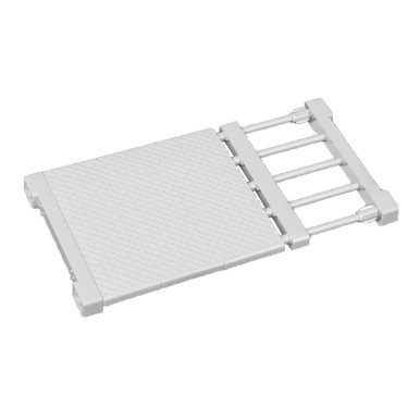 LIYIVNAA Closet Shelf Dividers Expandable Wardrobe Organizer System ...