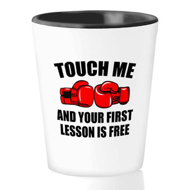 Boxing Shot Glass 1.5oz first lesson is free - Boxing Lovers Kickboxing ...