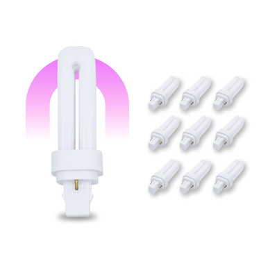 lumenivo 13 Watt Quad Tube Fluorescent Lamp with GX23-2, 2 Pin Base ...
