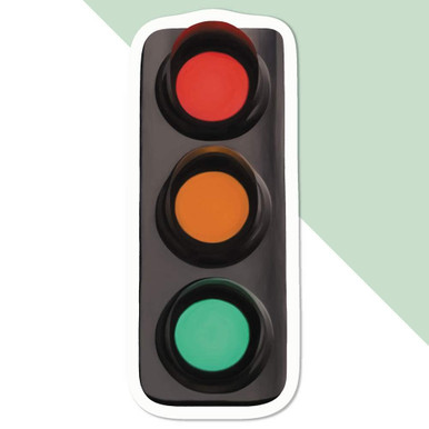 Medium 100mm 'Traffic Light' Permanent Sticker Decal for Cars/Windows ...
