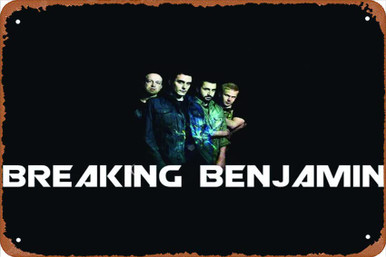 Breaking Benjamin Poster Metal Sign Tin Metal Retro Wall Decor for Home ...