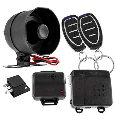DS18 18CLASS 1-Way Car Alarm Security & Keyless Entry System w/2 ...
