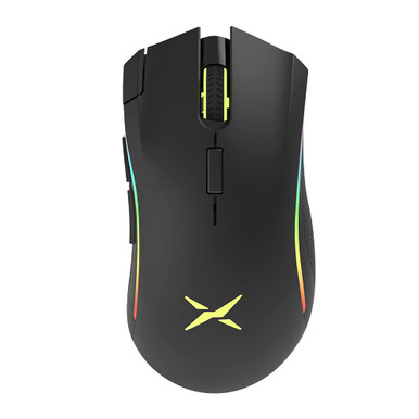 DeLUX Wireless Ergonomic Gaming Mouse with Pixart 3335 16000 DPI, 7 ...