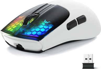 FELICON X5 Wireless Gaming Mouse Ultra-Light 49g with Tri-Mode Type-c ...