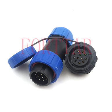 FORTTAR SP21 Series 12 pin Waterproof Connector, 12 Wire Aviation ...