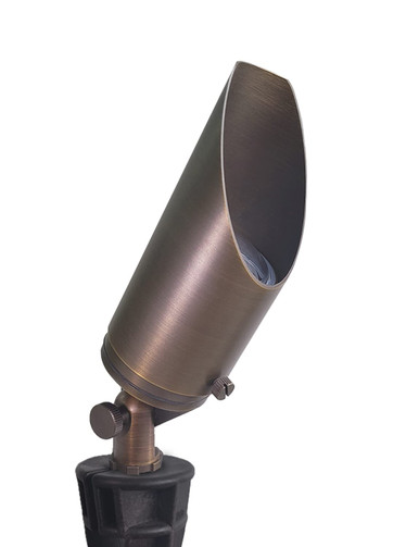 MALORY Brass Landscape Spotlight 1-Pack Without Bulb Kit(S03),Low ...