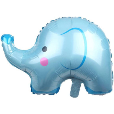 DIWULI Elephant Balloon Blue - Elephant Birthday Decorations, Elephant ...