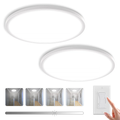 libtit 12 Inch LED Flush Mount Ceiling Light, 5000K 3200LM 28W Bright ...