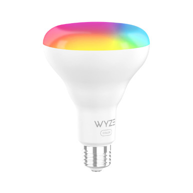Wyze Bulb Color, BR30 Wi-Fi Smart Bulb, E26 Base, 75W Equivalent 950 ...