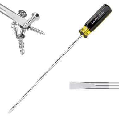 Slotted and Phillips Screwdriver, 1 PCS 15" Long Screwdriver Set - Flat ...