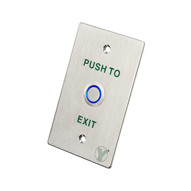 YLI PBK-814D(LED) Door Release Button with Stainless Steel Panel and ...