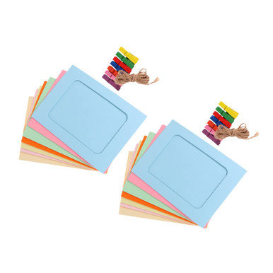 Holibanna 2 Sets Hanging Paper Photo Frame Paper Photo Frames Kids ...