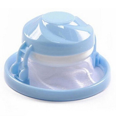 Home Floating Lint Hair Catcher Mesh Pouch Washing Machine Laundry ...