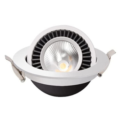 OEIEFE Ultra-Thin LED Embedded Round Baffle Downlight Ceiling Light ...