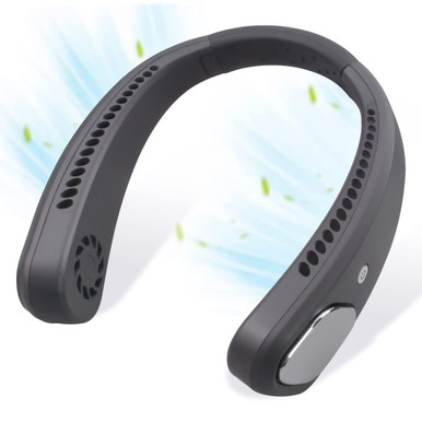ZWANG Bladeless Neck Fan,Convenient Sports Earphone Design Necklace Fan ...