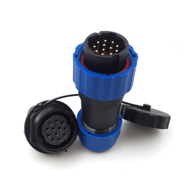FORTTAR SD20 Series 12 pin Waterproof Connector, 12 Wire Aviation LED ...