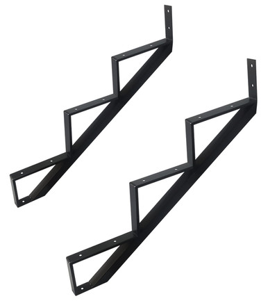 Steel Stair Step Riser - Stair Frame - 3 Step for Deck Height 19.2 ...
