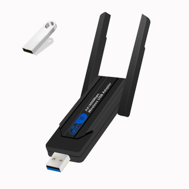 AX1800 WiFi 6 USB Adapter for Desktop PC, USB 3.0 WiFi Dongle Dual Band ...
