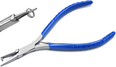 5" Split Ring Pliers - Stainless Steel - Blue PVC Grip - No More Broken ...
