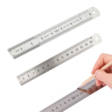 Stainless Steel Ruler Engineering Ruler Metal Rule Precision Rule Kit ...