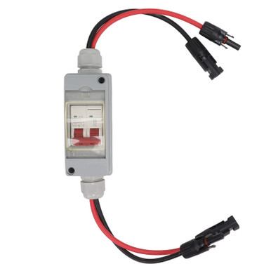 32A 500V PV DC Disconnect Switch, MCB 2P Solar Current Sink Load ...