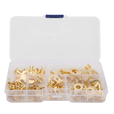 Cable Connector, (150PCS) Ring Terminal Connectors Brass Cable ...
